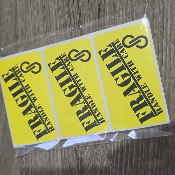 Office | 5 Ct Fragile Stickers | Poshmark